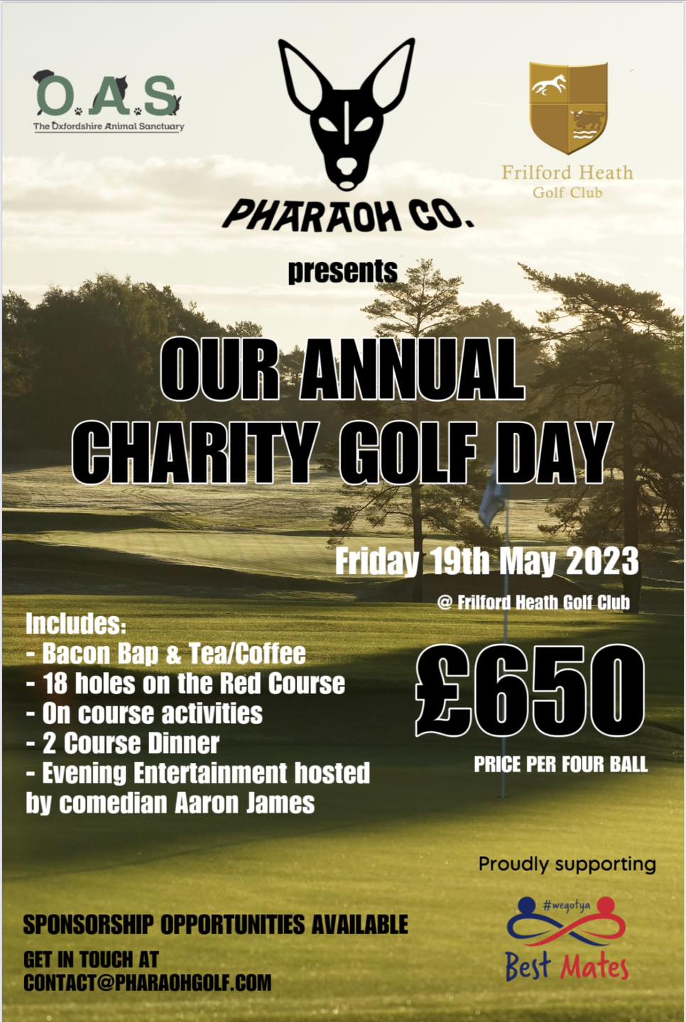Pharaoh Co Annual Charity Golf Day | Best Mates